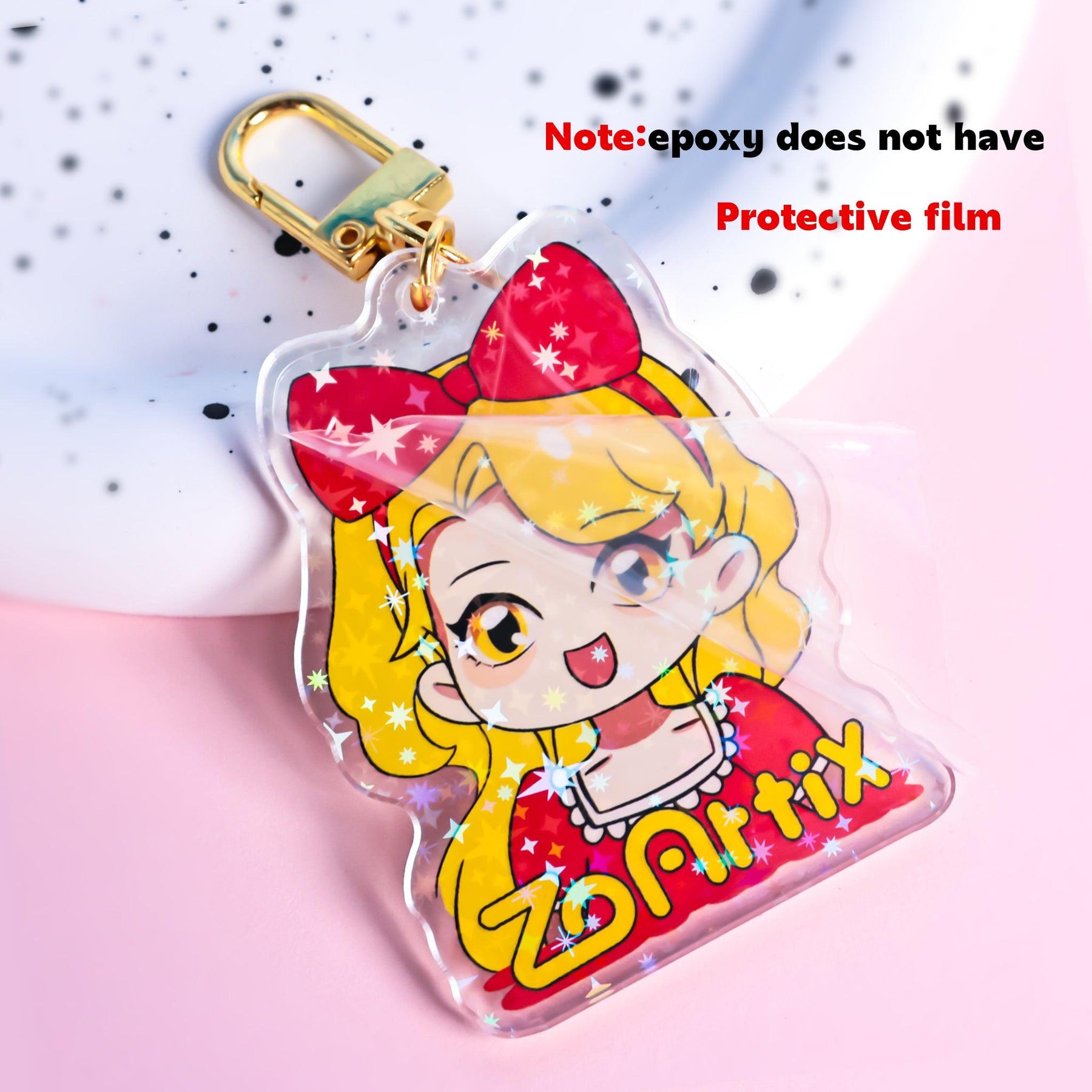 Custom Holographic Star Acrylic Keychains – ZoArtix